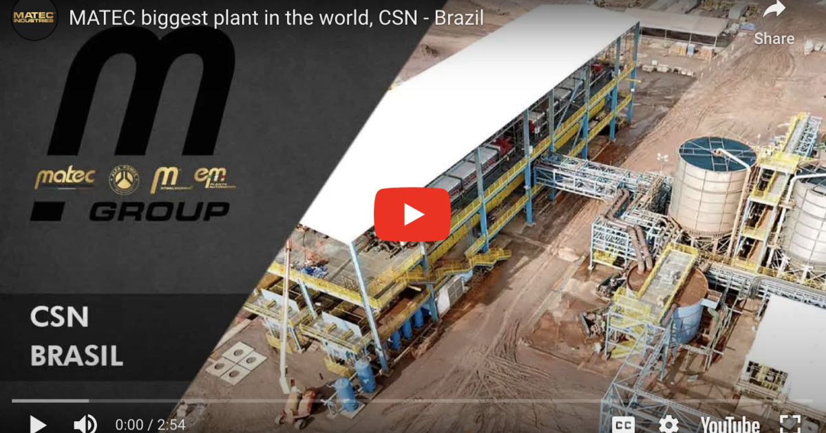 Matec - Biggest plant in the world, CSN - Brazil | Agg-Net