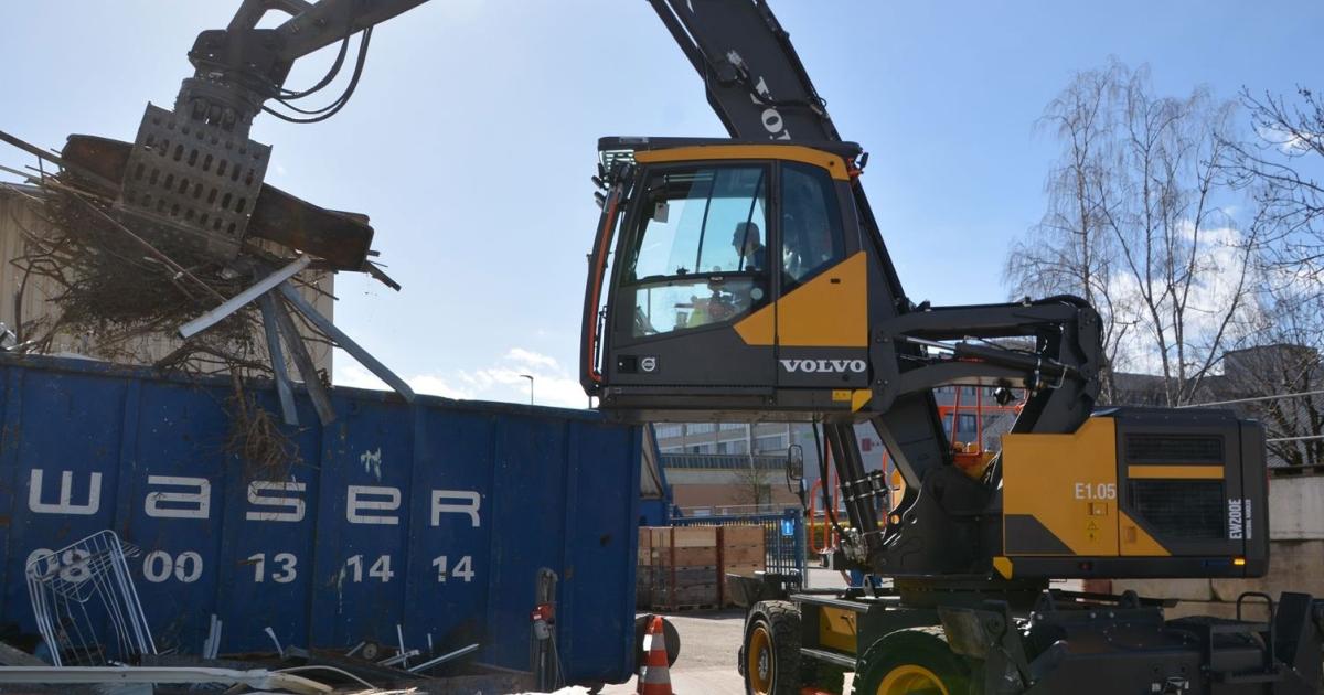 Swiss success for Volvo material handler | Agg-Net