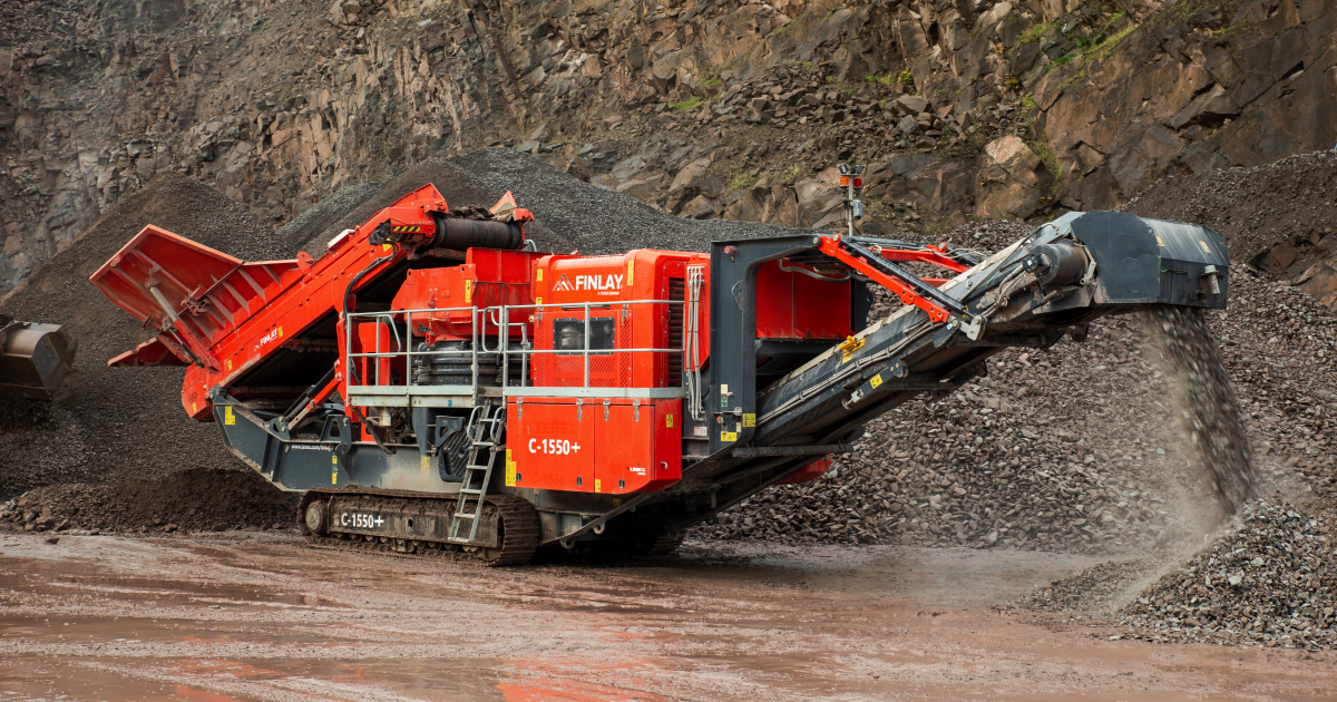 Finlay C-1550+ delivers high-capacity production | Agg-Net