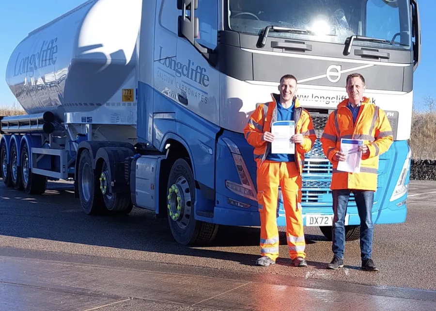Longcliffe celebrate FORS Silver fleet award | Agg-Net