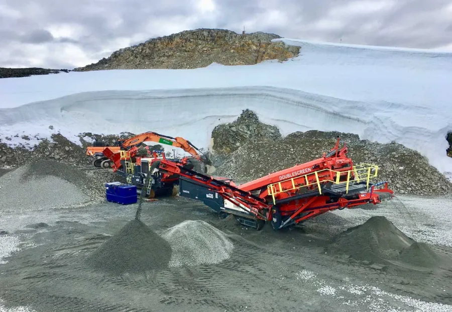 Antarctic expedition for Sandvik mobiles | Agg-Net